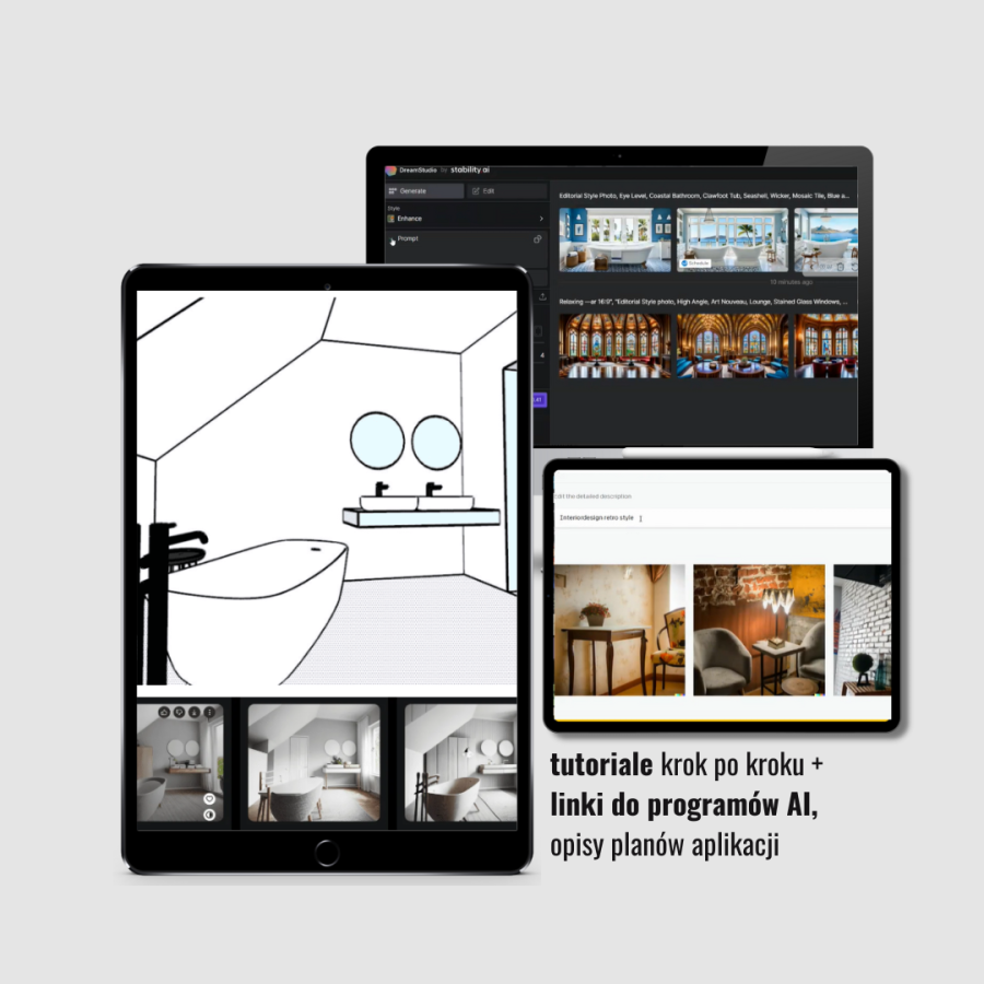 AI projektowanie wnętrz. Szybsze projektowanie wnętrz.