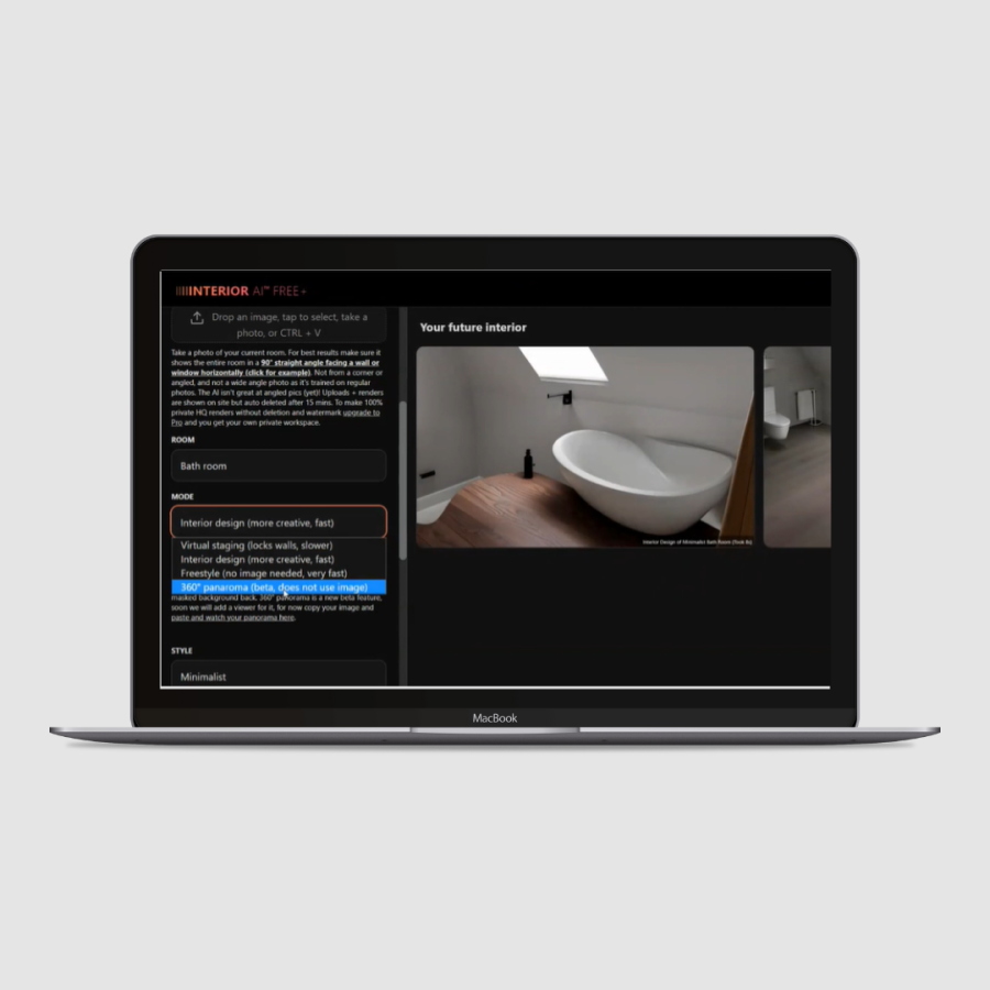 AI projektowanie wnętrz. Szybsze projektowanie wnętrz.